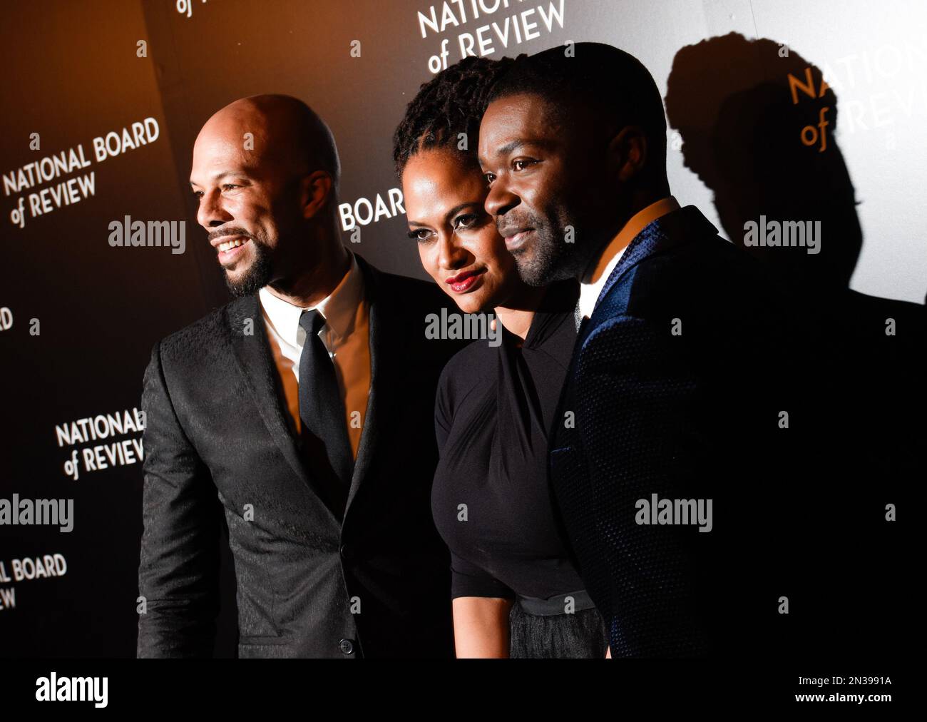 Actor Common, from left, director Ava DuVernay and actor David Oyelowo ...