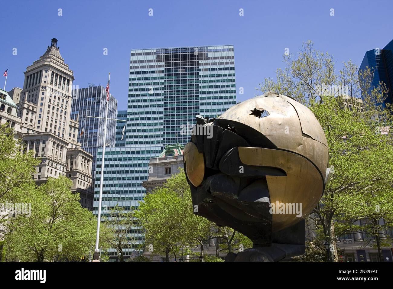 The Sphere, Battery Park, New York City, New York, USA Stock Photo - Alamy