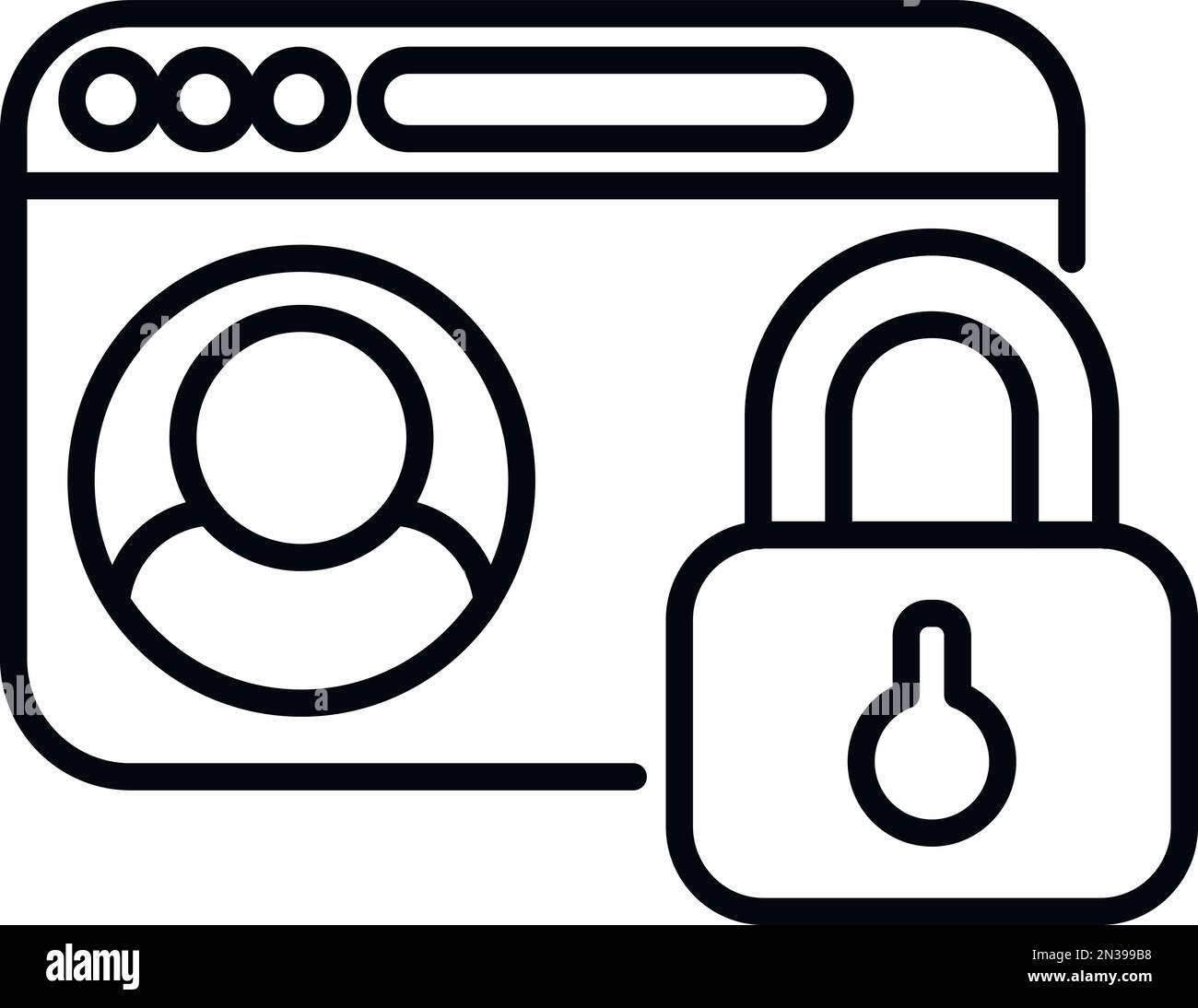 Forgot password vector vectors Stock Vector Images - Alamy