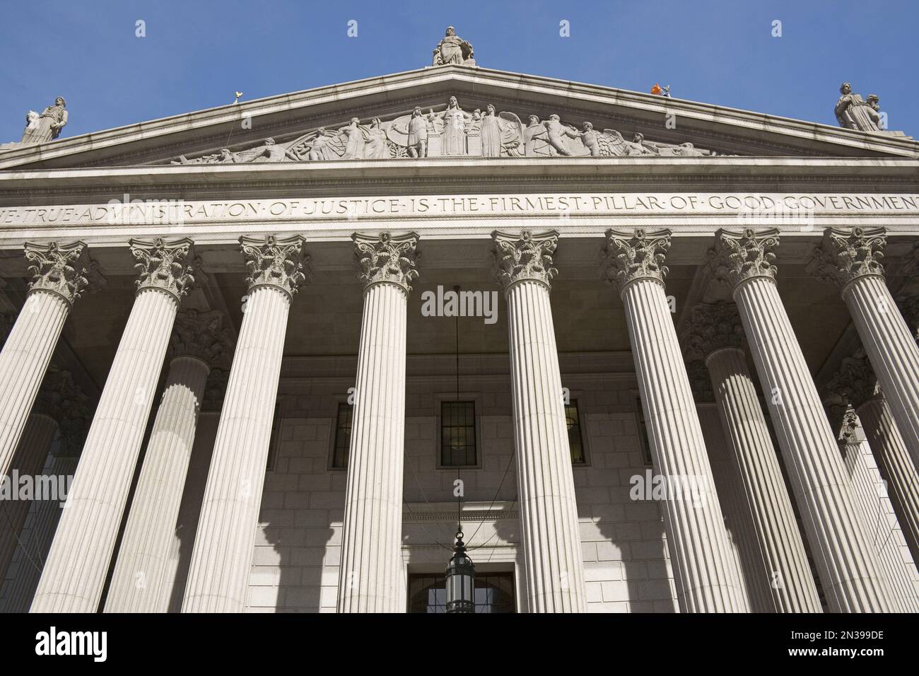 Exterior of Supreme Court Building, New York City, New York, USA Stock ...
