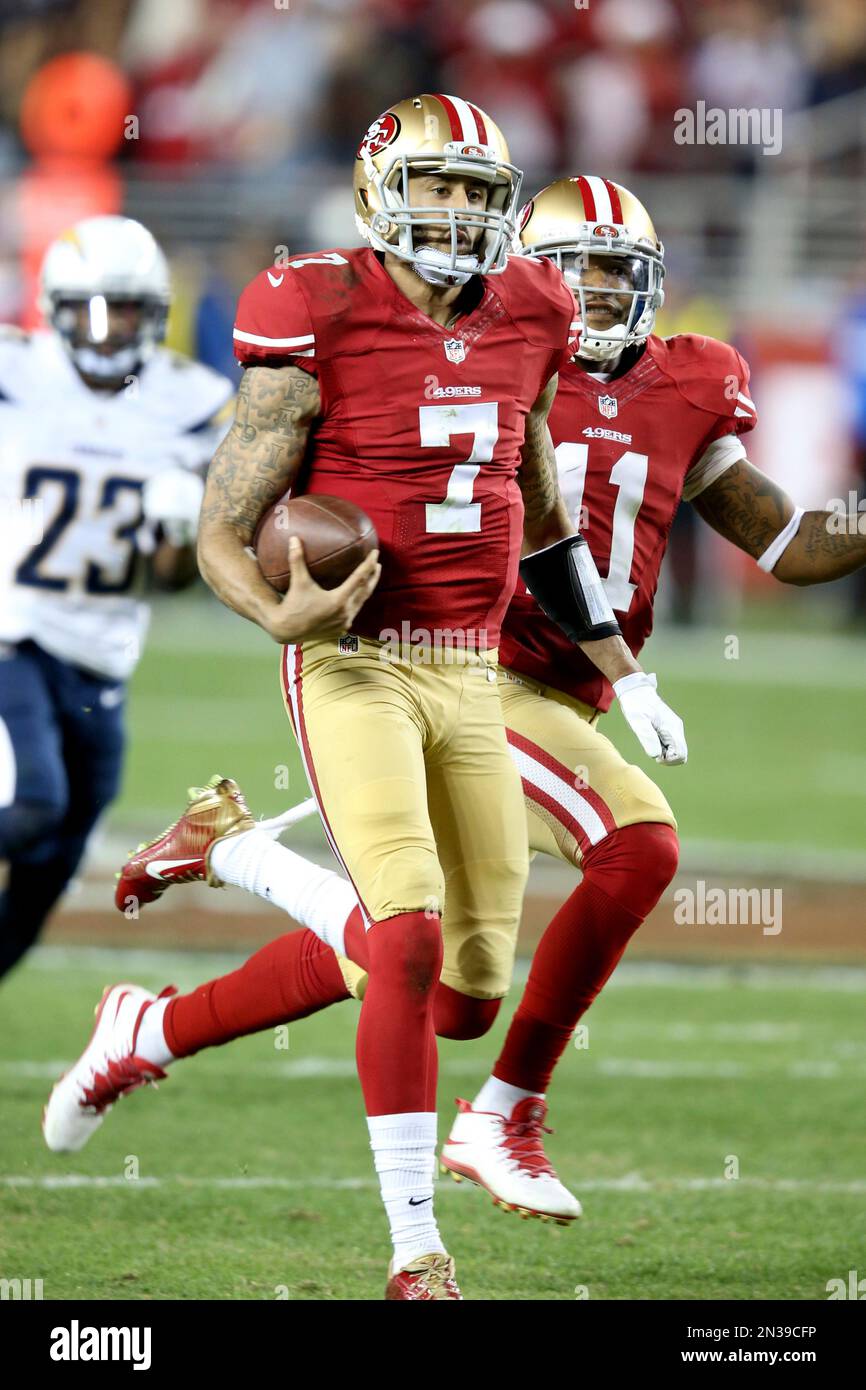 San Francisco 49 ers Quarterback Colin Kaepernick #7 during the third ...