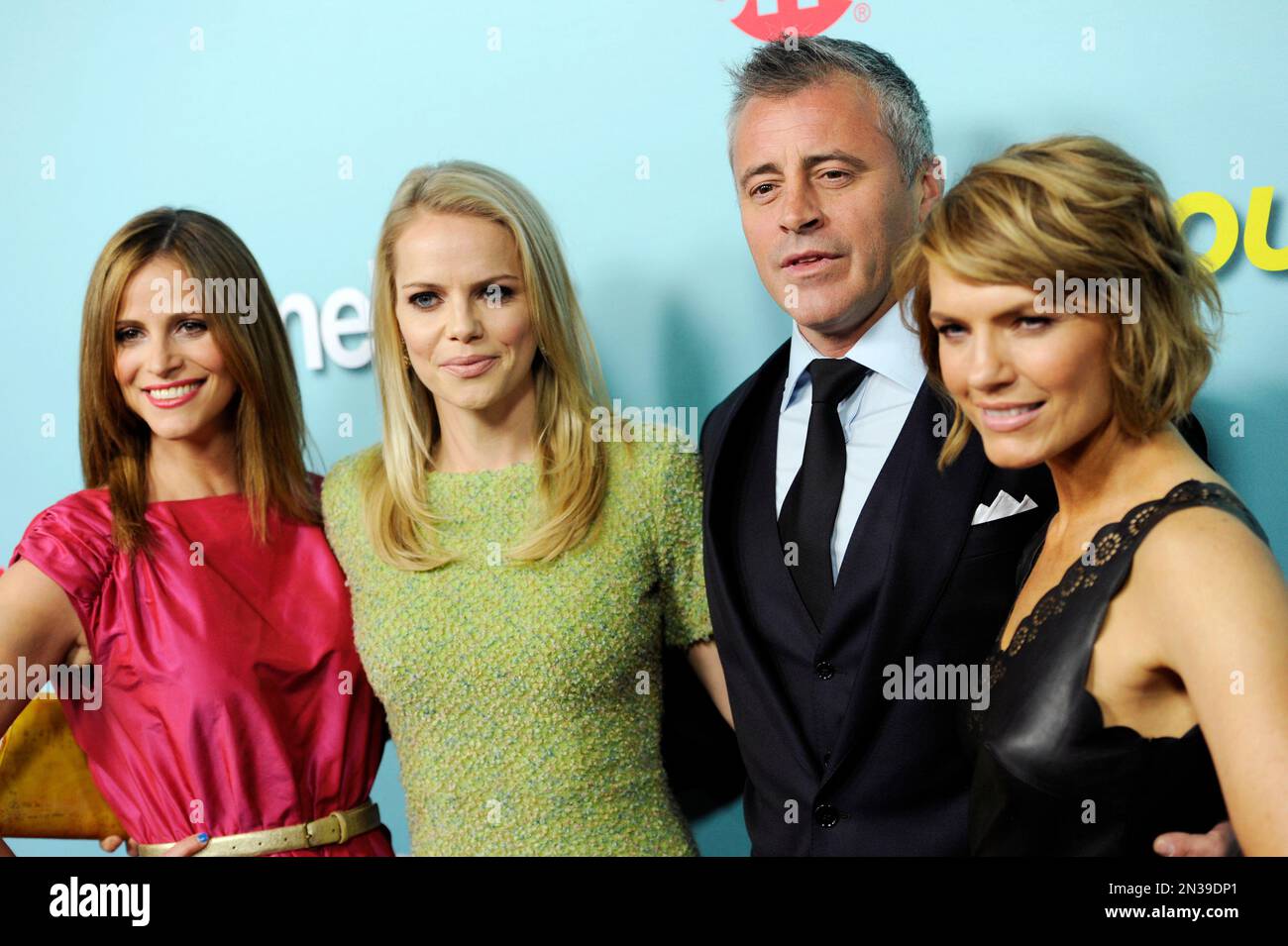 Matt LeBlanc, second from right, a cast member in the Showtime ...