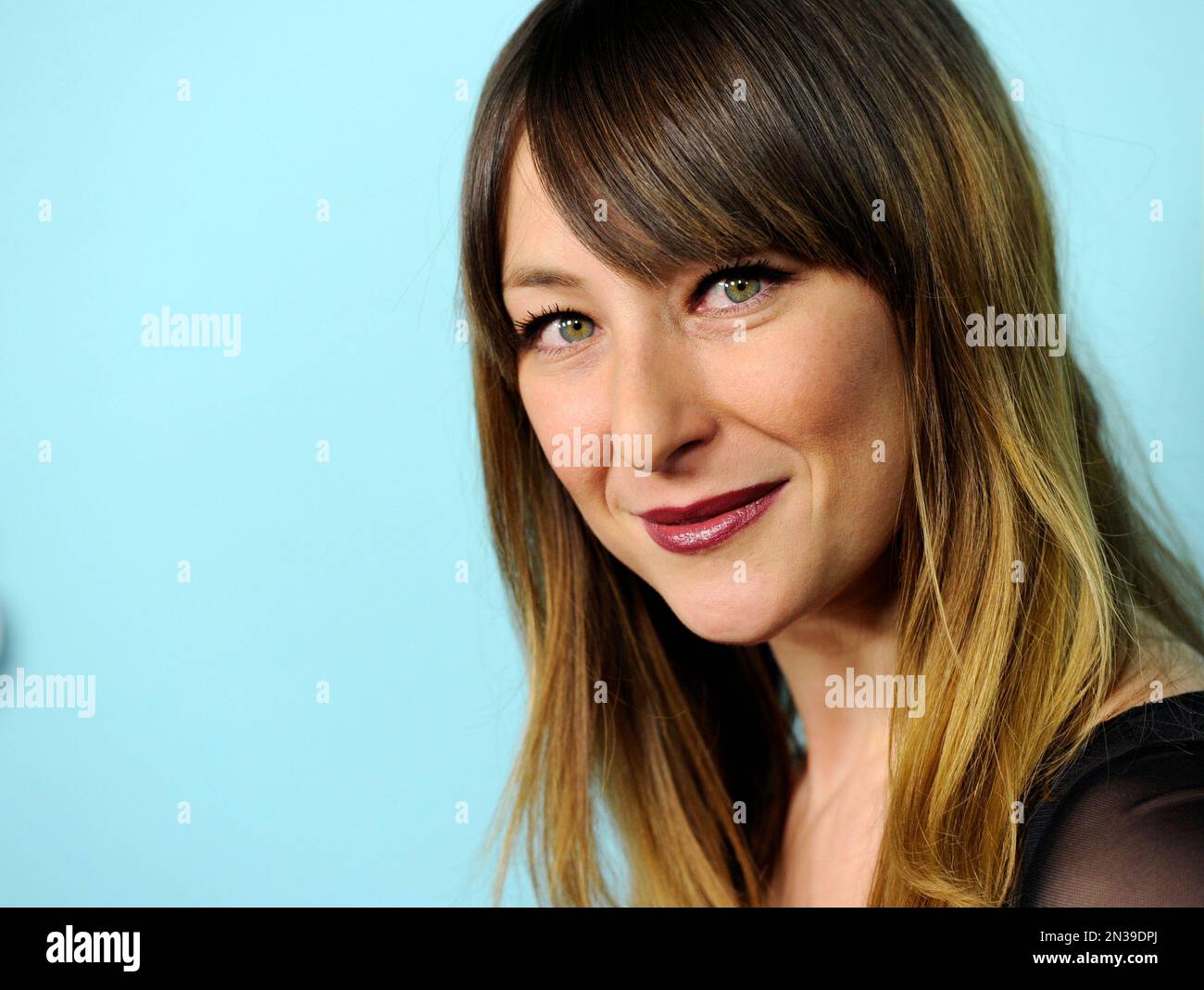 Isidora Goreshter, a cast member in "Shameless," poses at a premiere ...