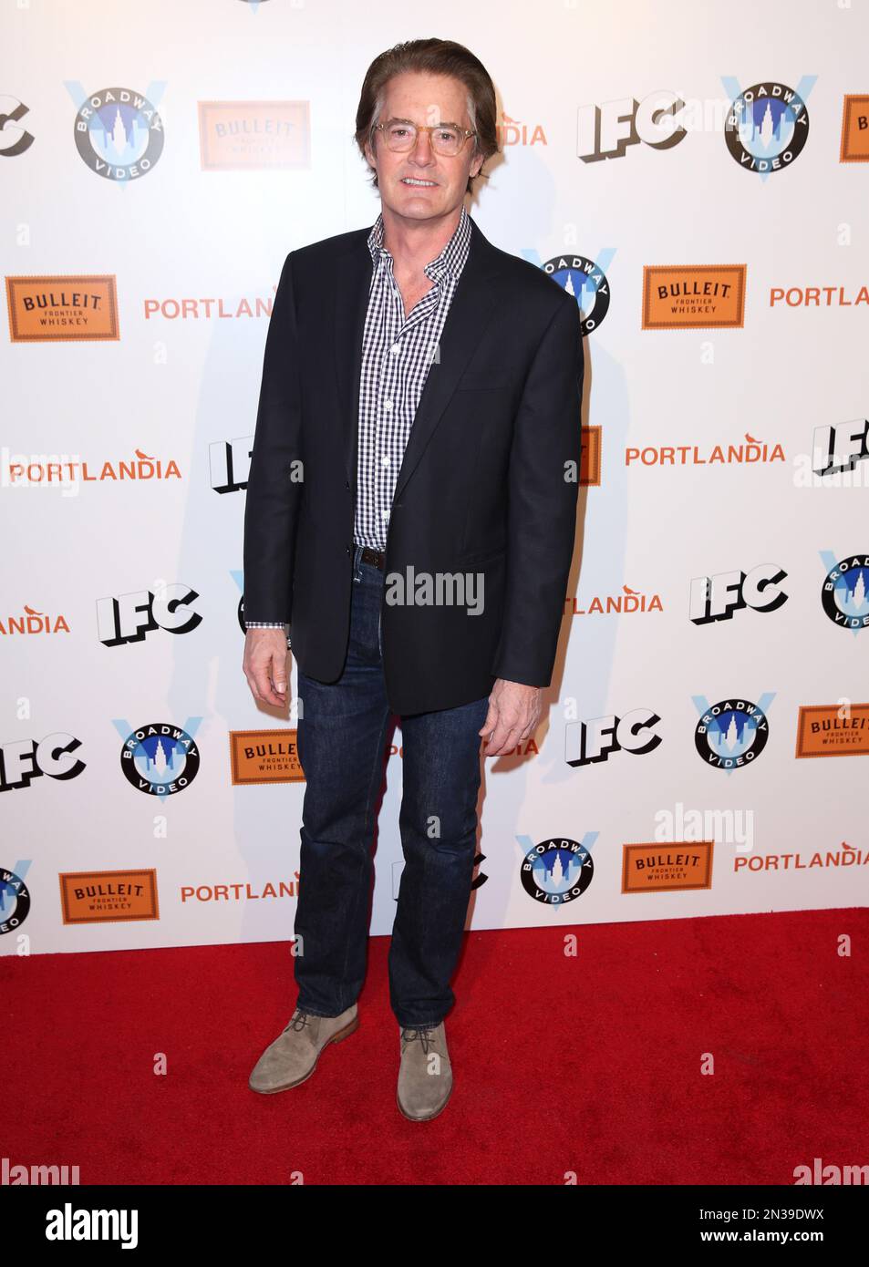 Kyle MacLachlan arrives at the "Portlandia" season 5 premiere presented ...