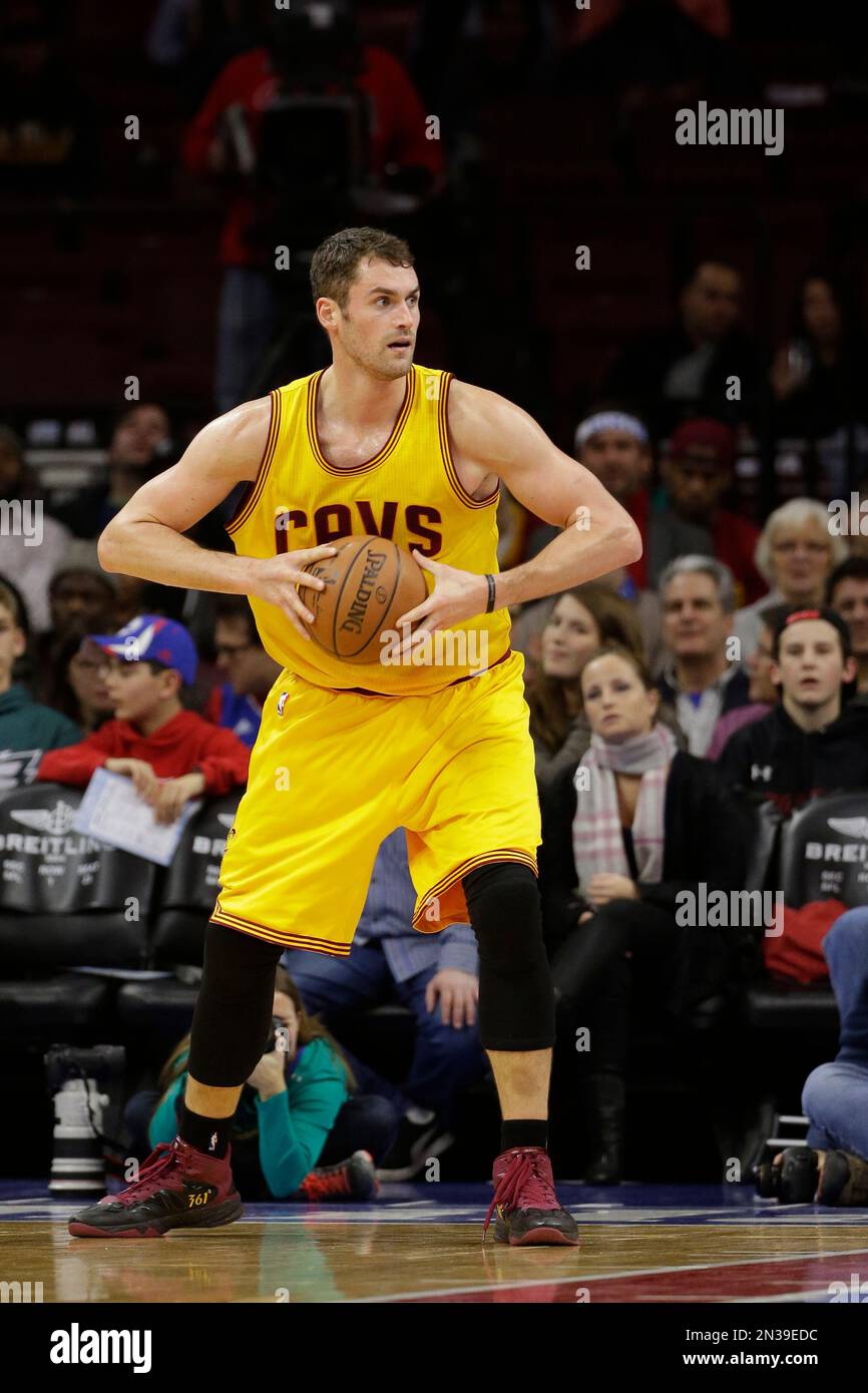 Cleveland Cavaliers' Kevin Love in action during an NBA basketball game ...
