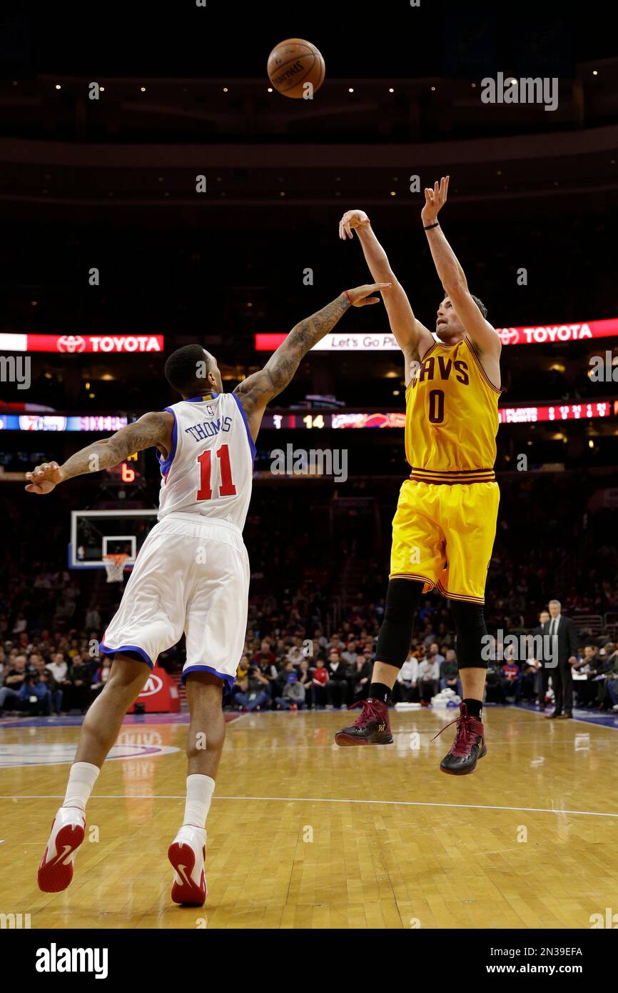 Cleveland Cavaliers' Kevin Love in action during an NBA basketball game ...