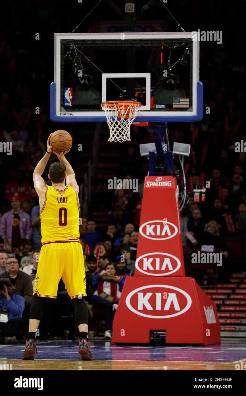 Cleveland Cavaliers' Kevin Love in action during an NBA basketball game ...
