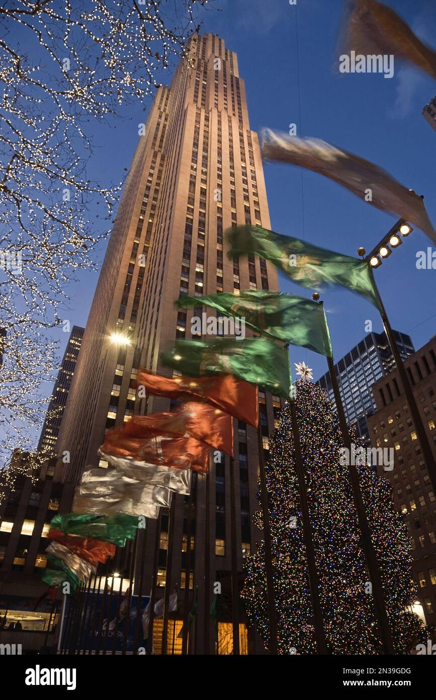 Rockefeller Center, Manhattan, New York City, New York, USA Stock Photo ...