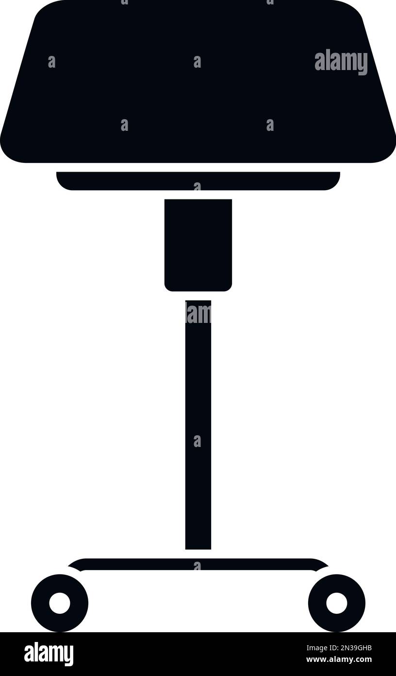 Office chair icon simple vector. Workspace sit. Spine position Stock ...