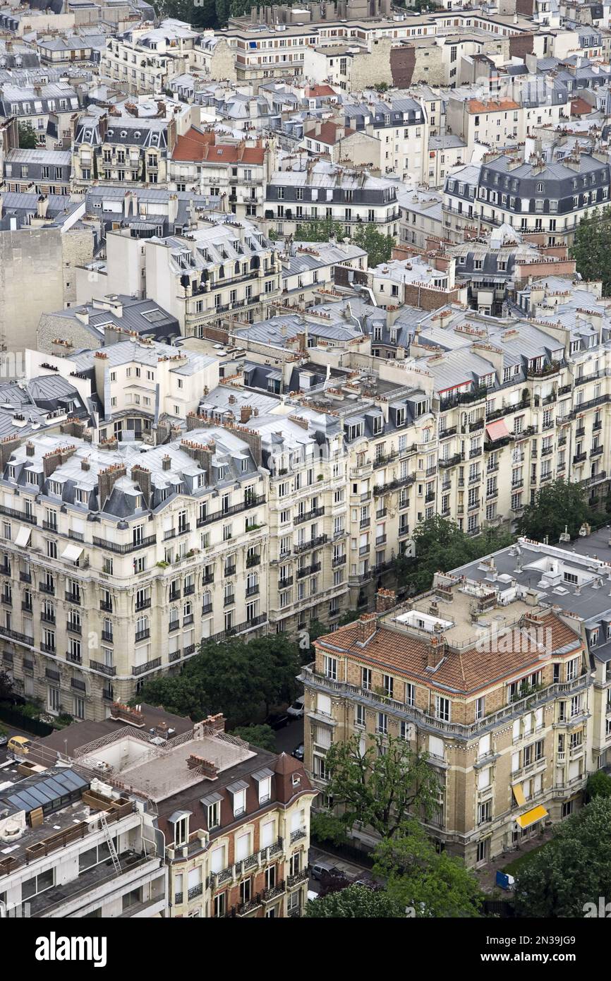 Aerial View of Paris, France Stock Photo - Alamy