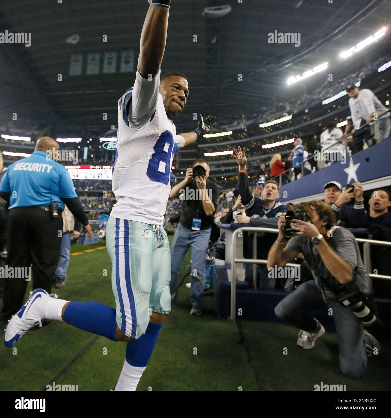 Dallas Cowboys wide receiver Terrance Williams (83) celebrates after an ...