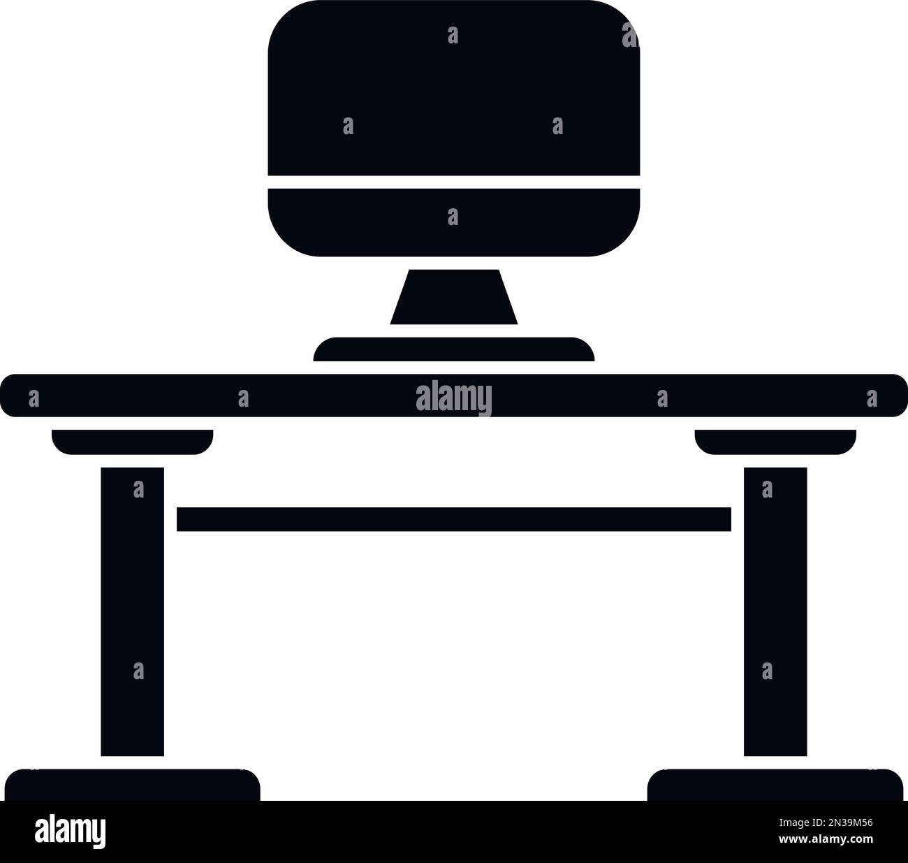 Work computer icon simple vector. Office sit. Chair ergonomic Stock ... Work computer icon simple vector. Office sit. Chair ergonomic Stock ...