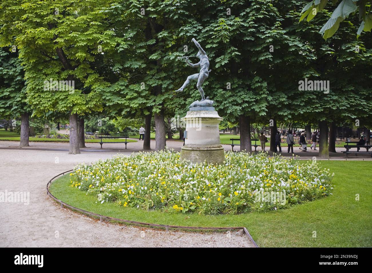 Le Faune Dansant, Jardin du Luxembourg, Paris, Ile de France, France ...