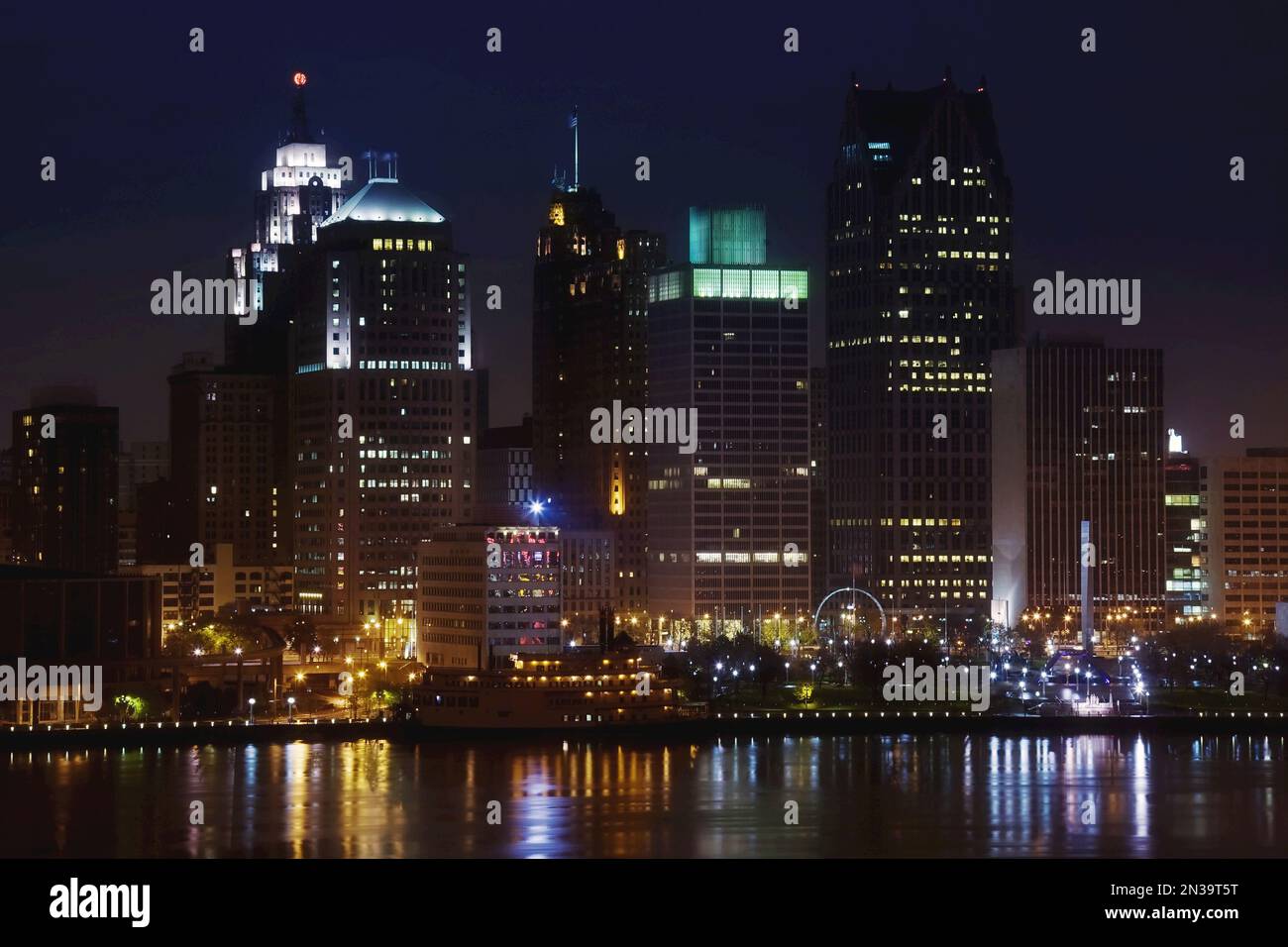 Skyline, Detroit, Michigan, USA Stock Photo - Alamy
