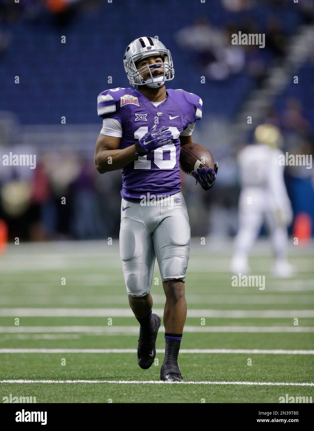 Kansas State’s Tyler Lockett (16) prior to the Alamo Bowl NCAA college ...