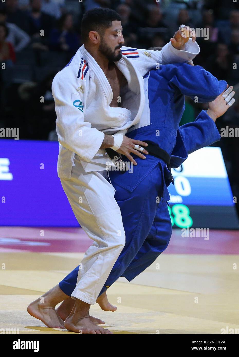 Walide Khyar of France and Adrian Nieto Chinarro of Spain during the ...
