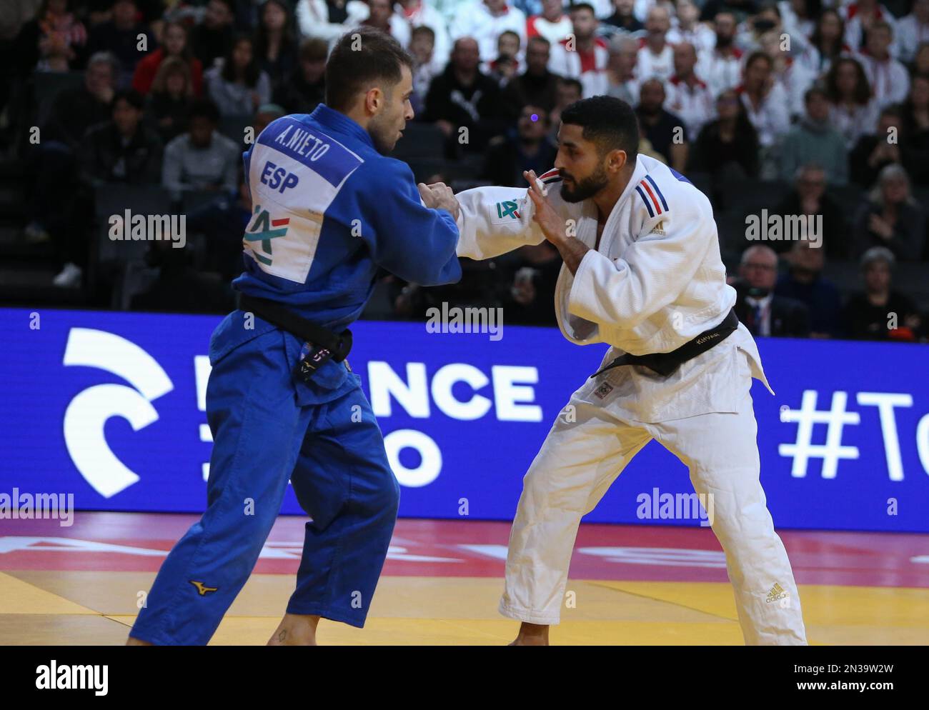 Walide Khyar of France and Adrian Nieto Chinarro of Spain during the ...