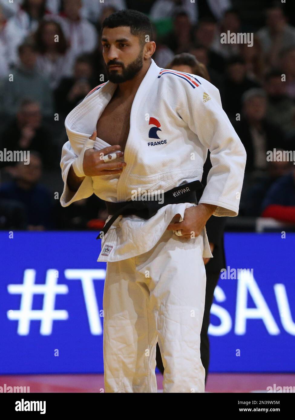 Walide Khyar of France during the Judo Paris Grand Slam 2023 on ...