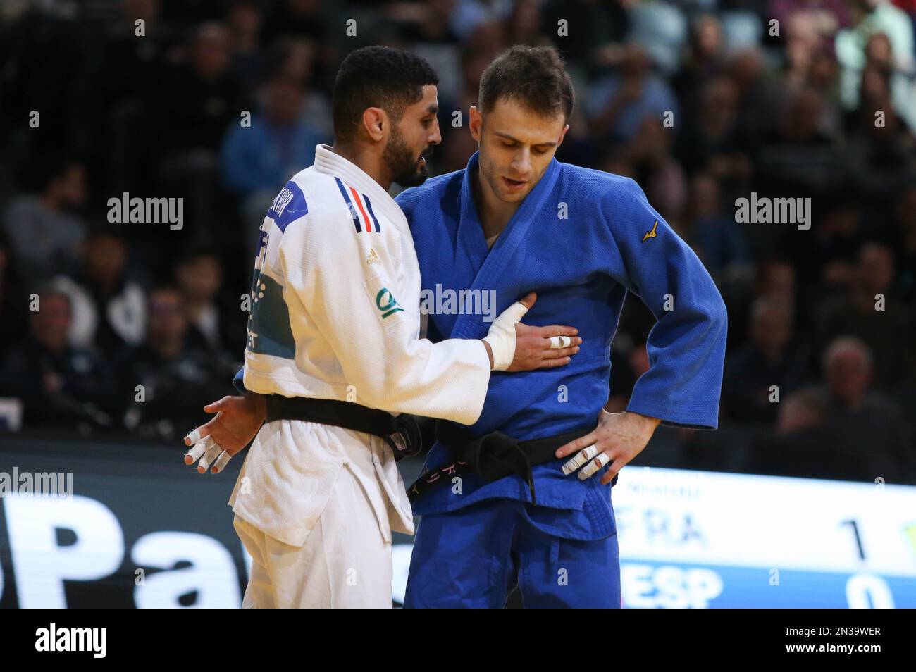 Walide Khyar of France and Adrian Nieto Chinarro of Spain during the ...
