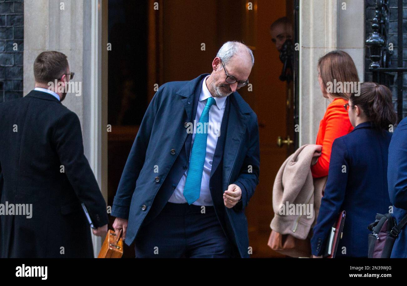 London, England, UK. 7th Feb, 2023. Permanent Secretary to the Treasury JAMES BOWLER is seen ...