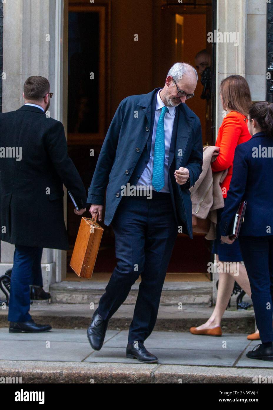 London, England, UK. 7th Feb, 2023. Permanent Secretary to the Treasury JAMES BOWLER is seen ...