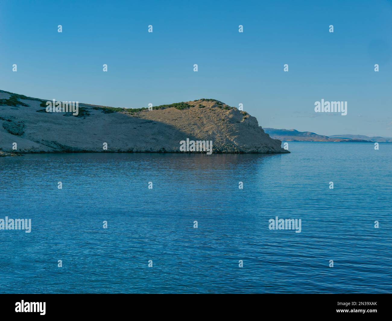 In the middle of the Velebit Channel Stock Photo - Alamy