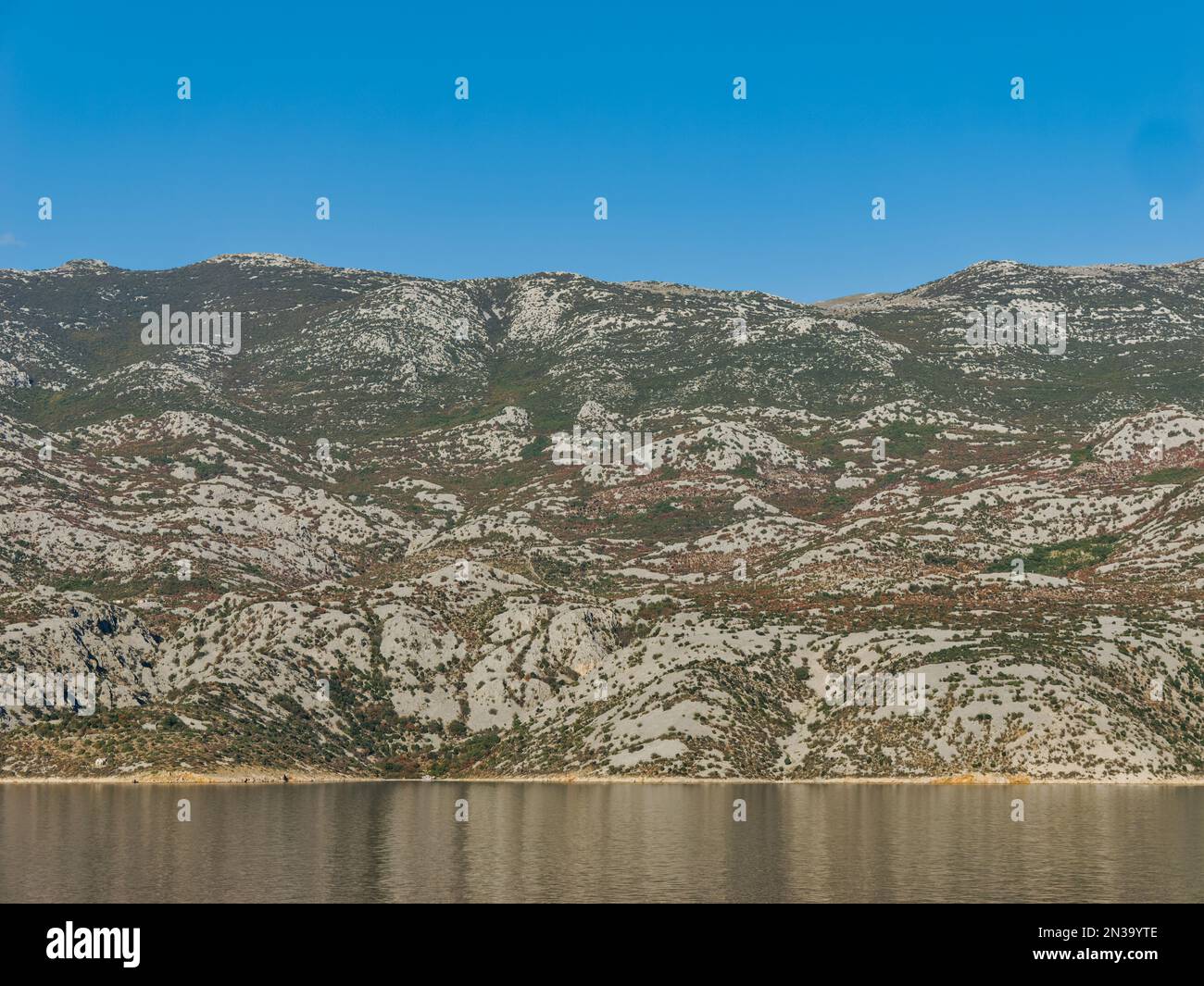 In the middle of the Velebit Channel Stock Photo - Alamy