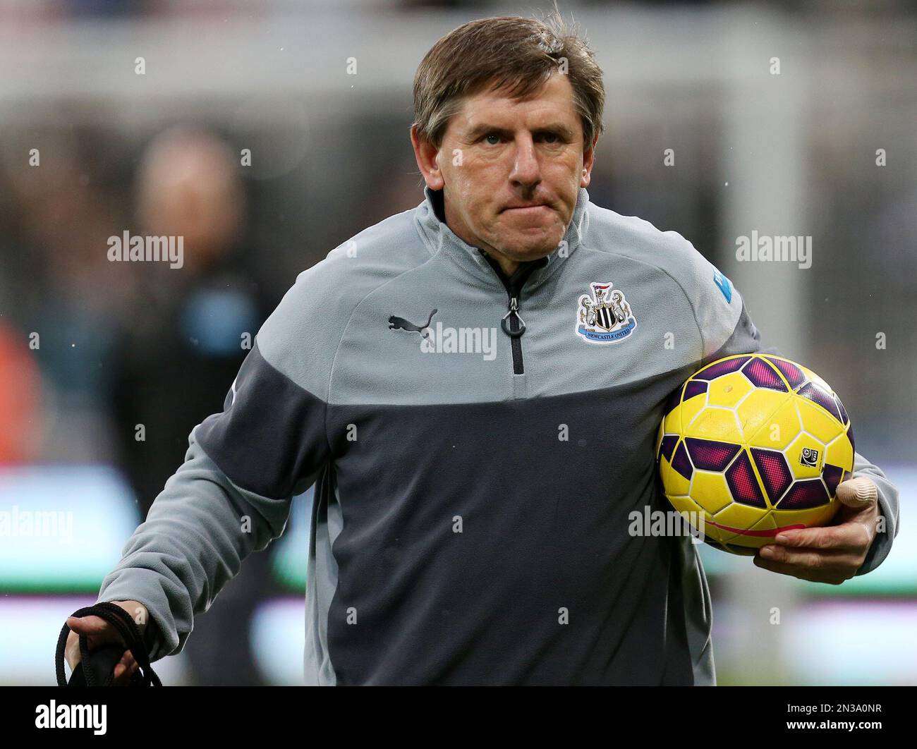 Newcastle United's Peter Beardsley ahead of their English Premier ...