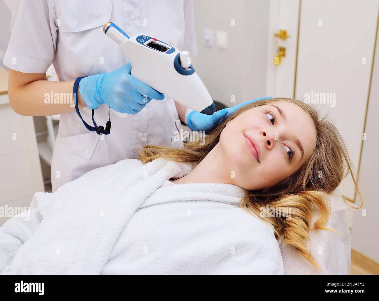 procedure of hardware skin rejuvenation using a cold stream of carbon ...