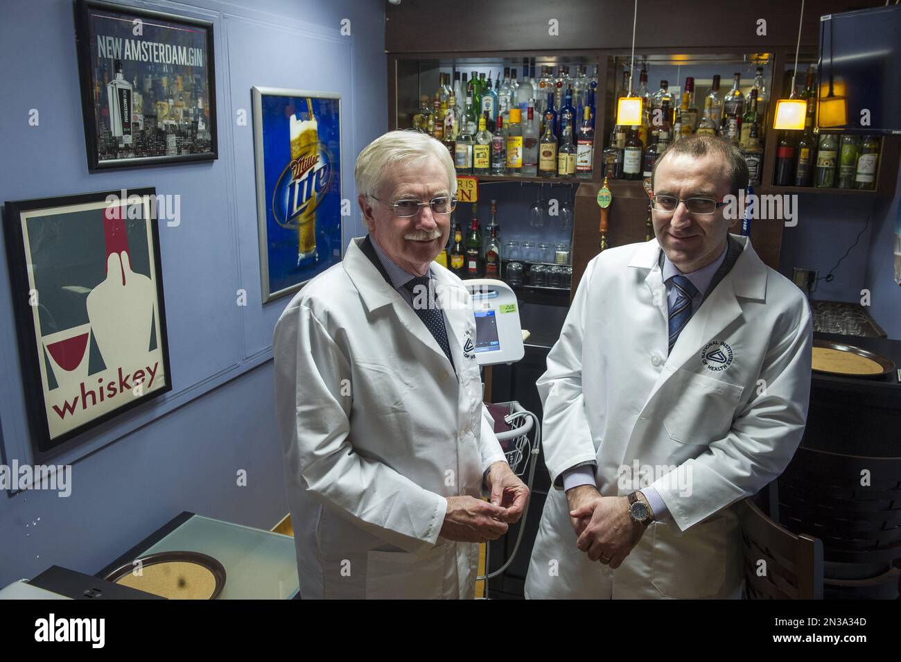 In this Dec. 19, 2014 photo, Dr. George Koob, director of the National ...