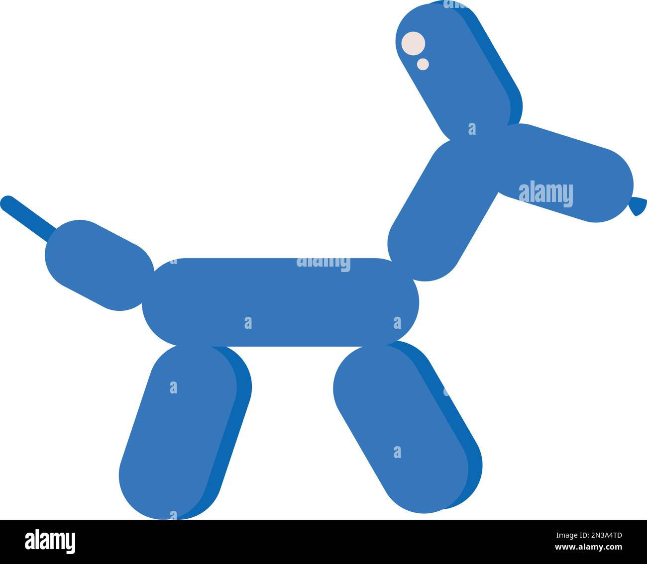 party balloon forming dog Stock Vector Image & Art - Alamy