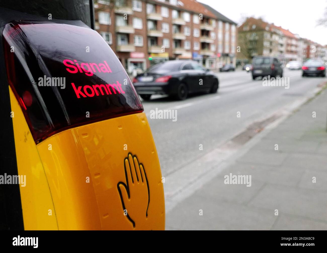 Hamburg, Germany. 16th Jan, 2023. The red lettering "Signal is coming ...