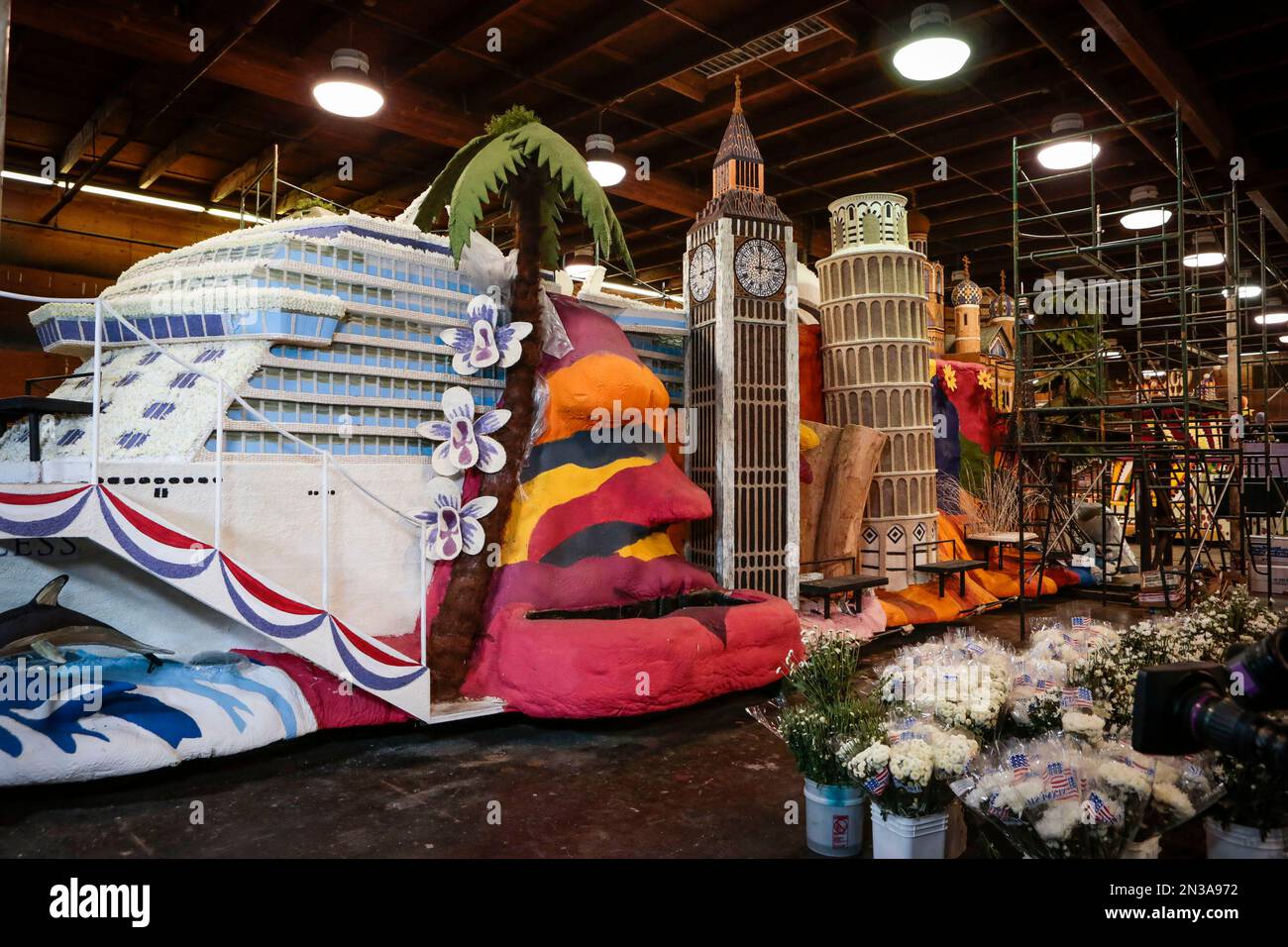 Princess Cruises first ever Rose Parade float launches their 50th ...