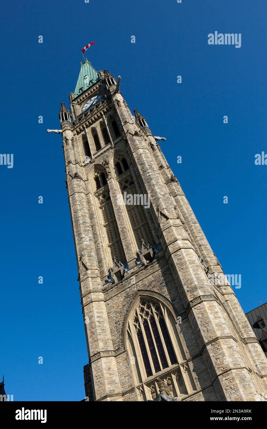 Peace Tower, Parliament Hill, Ottawa, Ontario, Canada Stock Photo - Alamy