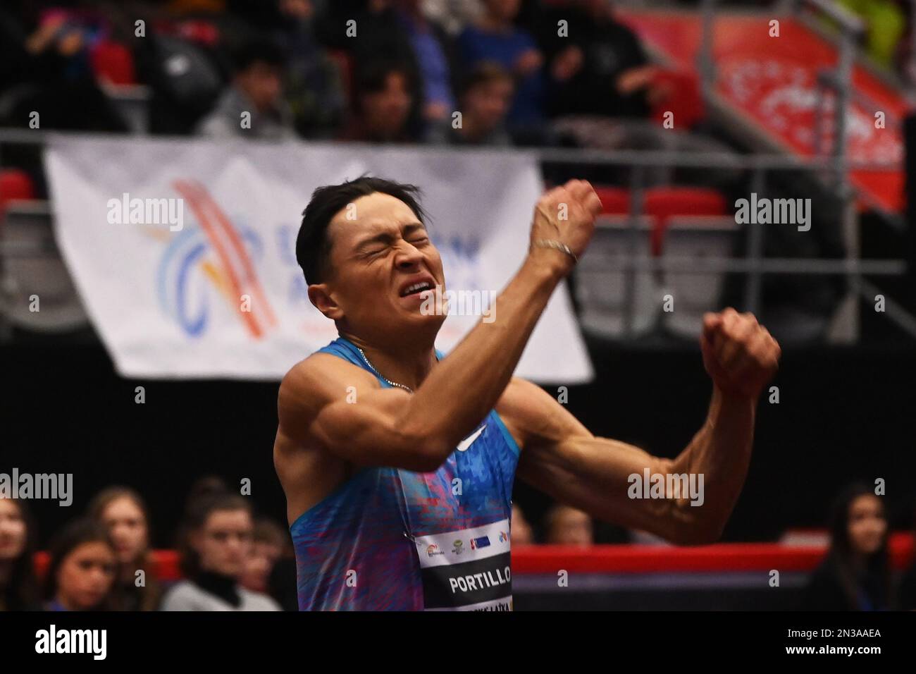 Trinec, Czech Republic. 07th Feb, 2023. Erik Portillo of Mexico ...