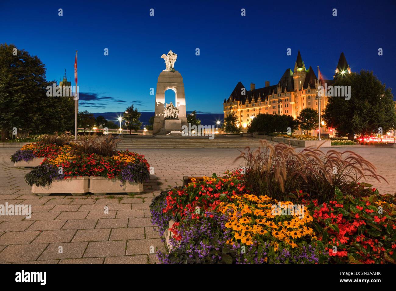 Confederation Square, National War Memorial, and Fairmont Chateau ...