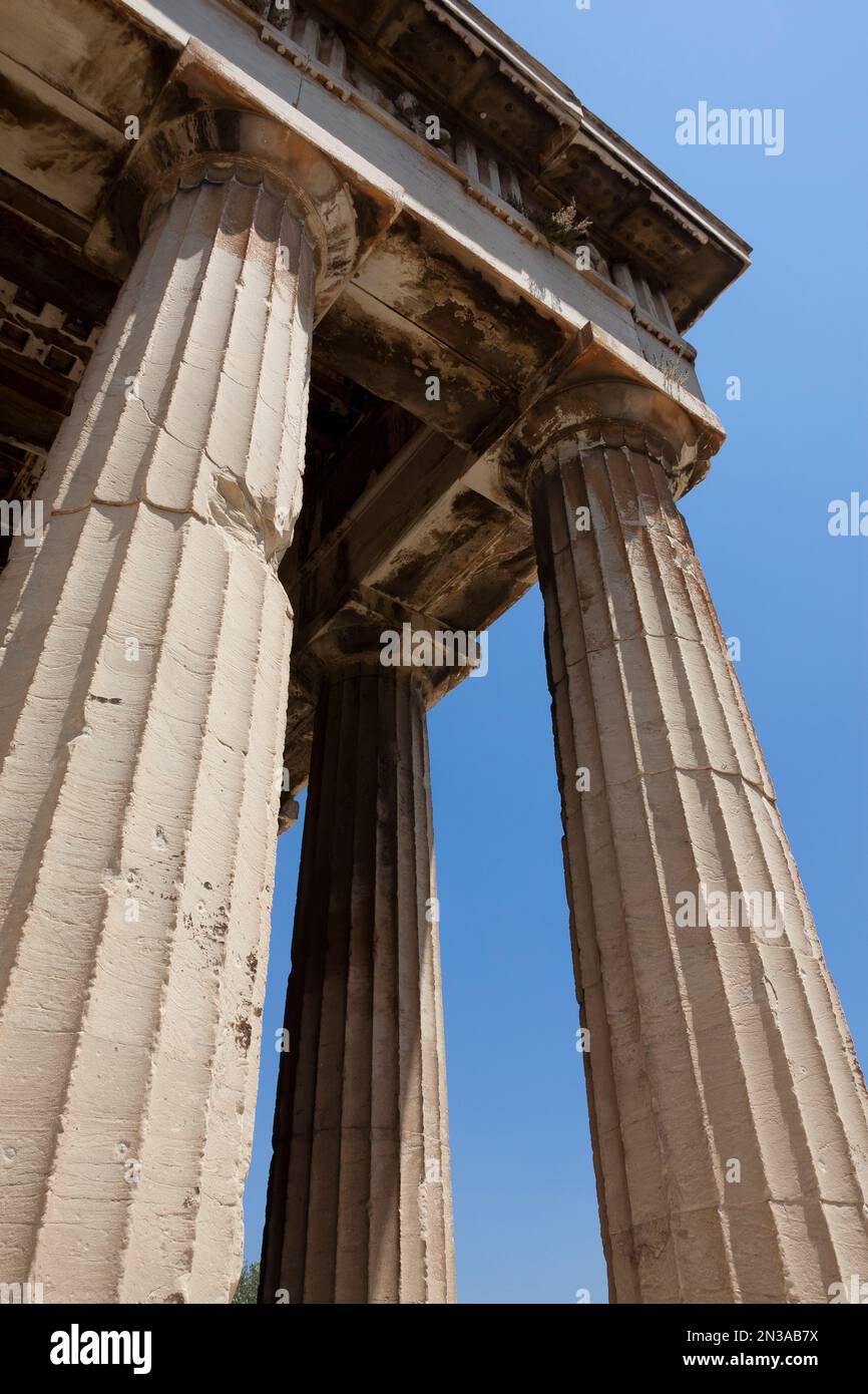 Temple of Hephaestus, Ancient Agora of Athens, Athens, Attica, Greece ...