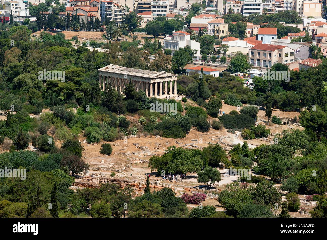Temple of Hephaestus, Ancient Agora of Athens, Athens, Attica, Greece ...