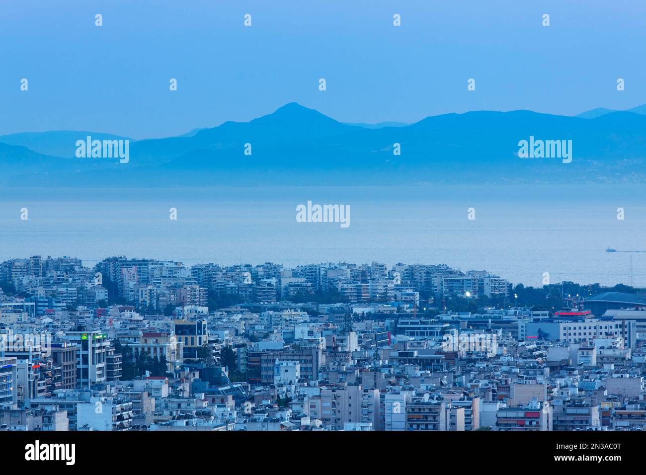 Overview of Athens, Attica, Greece Stock Photo - Alamy
