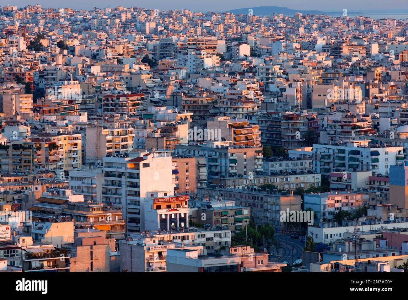 Overview of Athens, Attica, Greece Stock Photo - Alamy