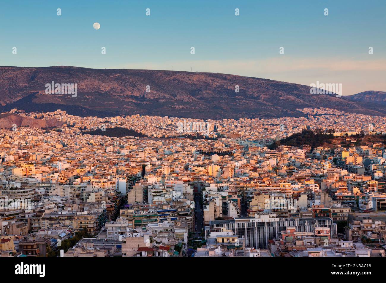 Overview of Athens, Attica, Greece Stock Photo - Alamy