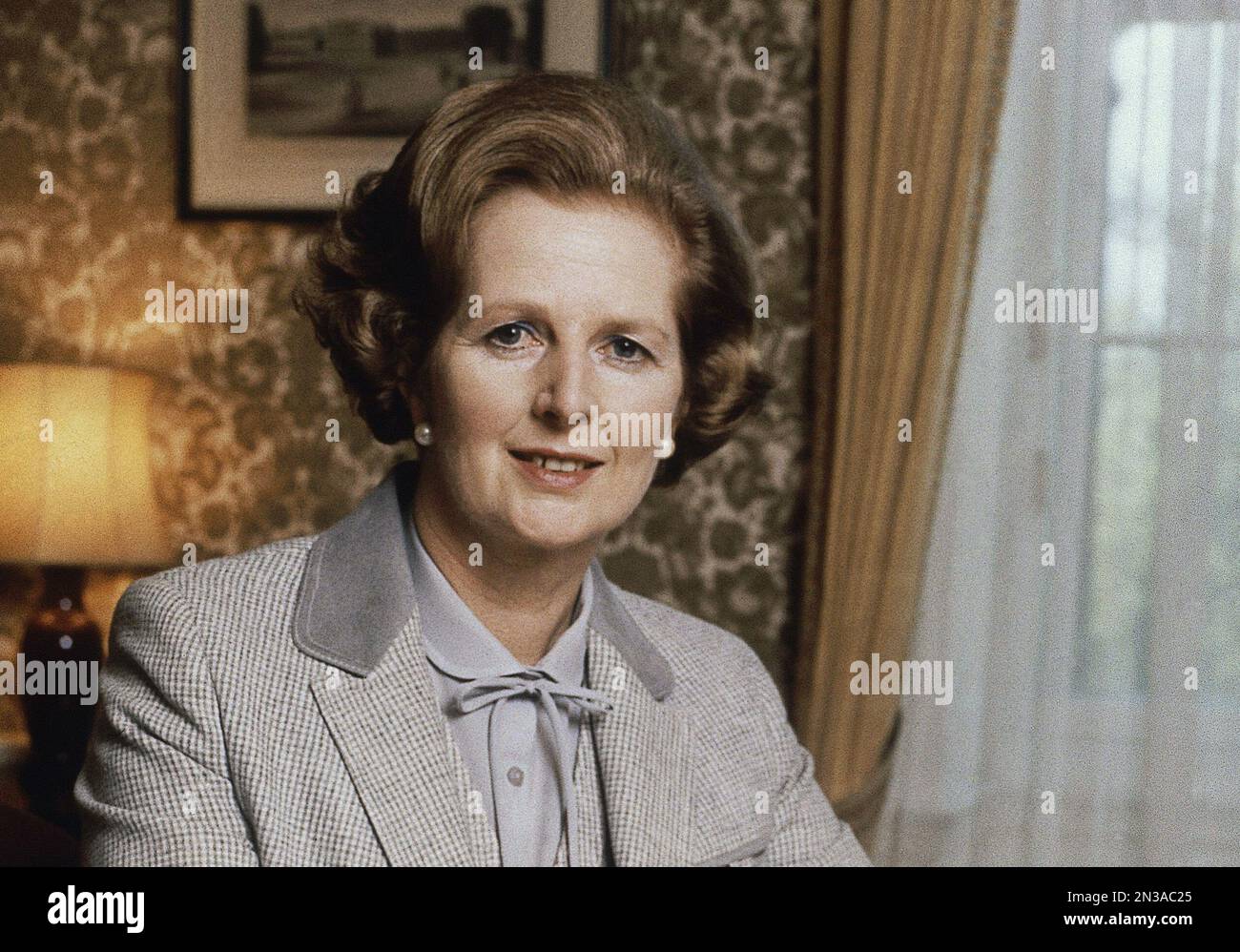 FILE - In this 1980 file photo, British Prime Minister Margaret ...