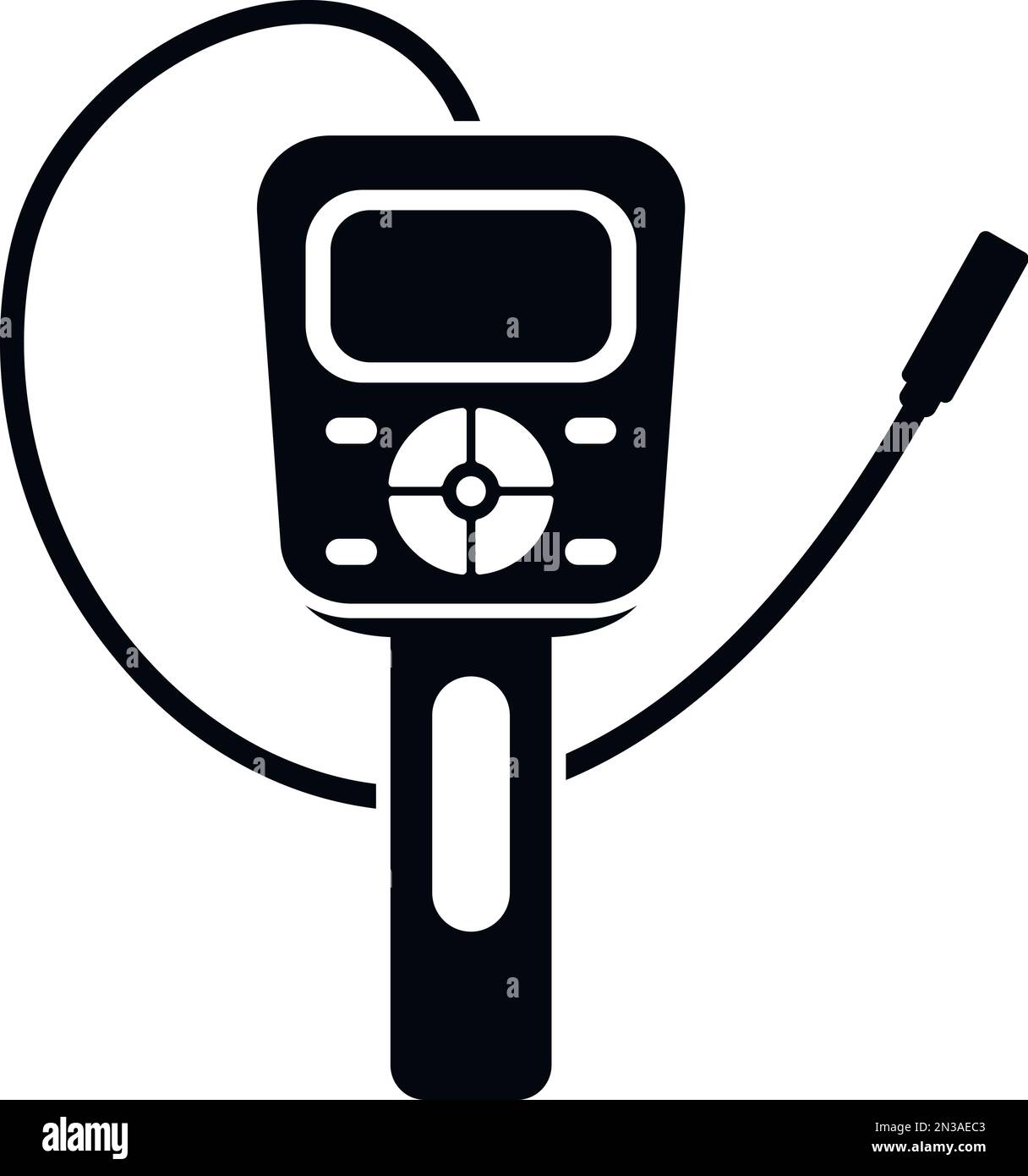 Stomach Endoscope Icon Simple Vector Medical Camera Health Cable Stock Vector Image And Art Alamy