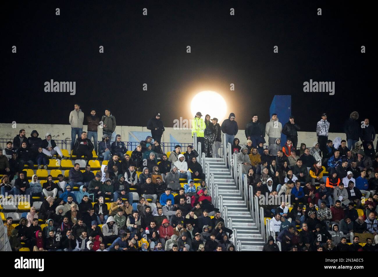 Fans watch the FIFA Club World Cup semi final match between Flamengo ...