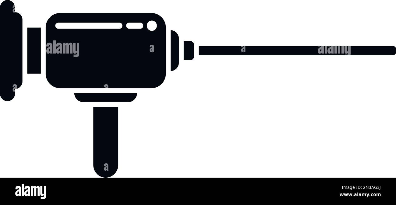 Gastroenterology icon simple vector. Medical camera. Health cable Stock ...