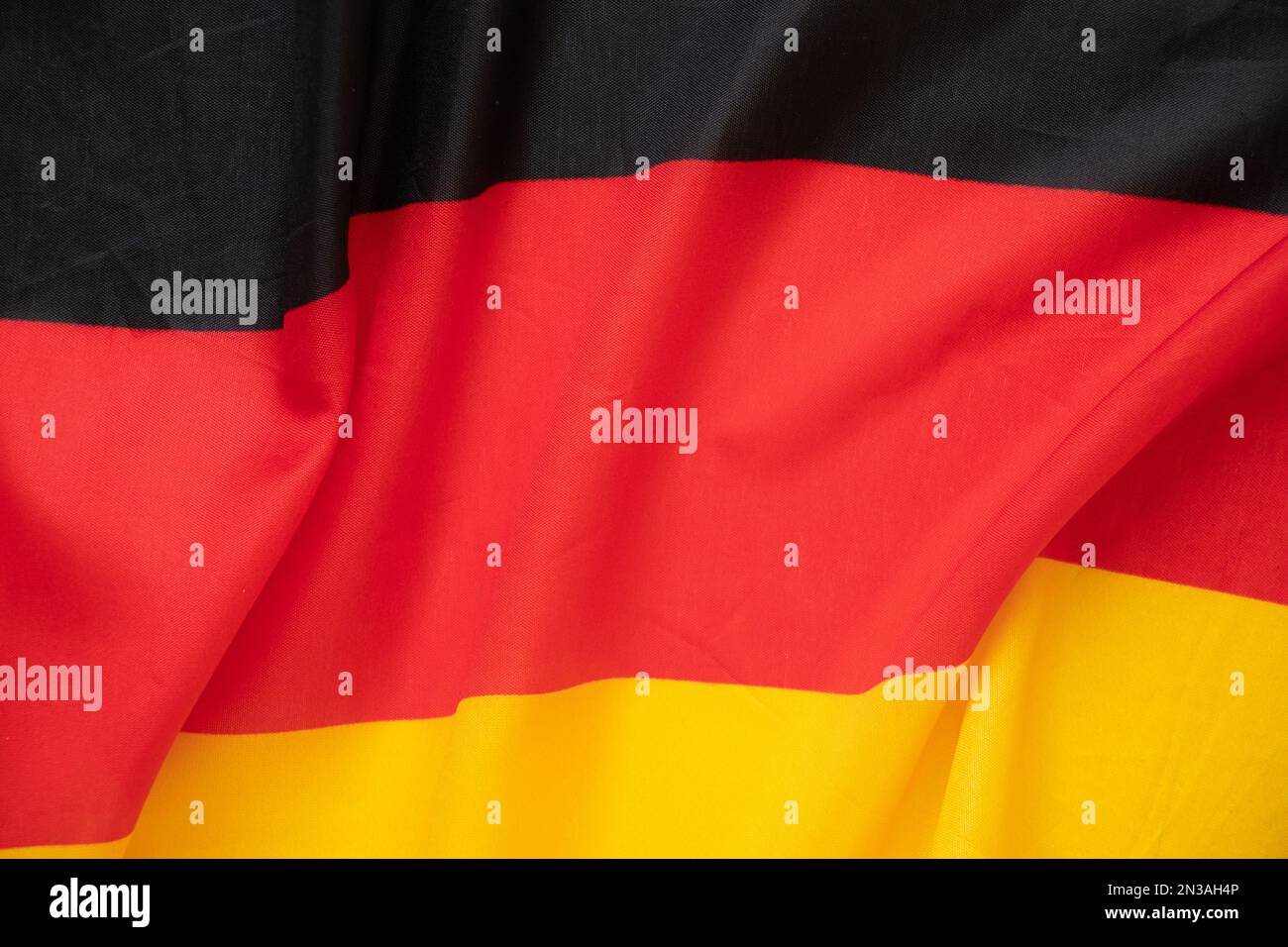 German flag fabric closeup as background, flag of Germany Stock Photo ...