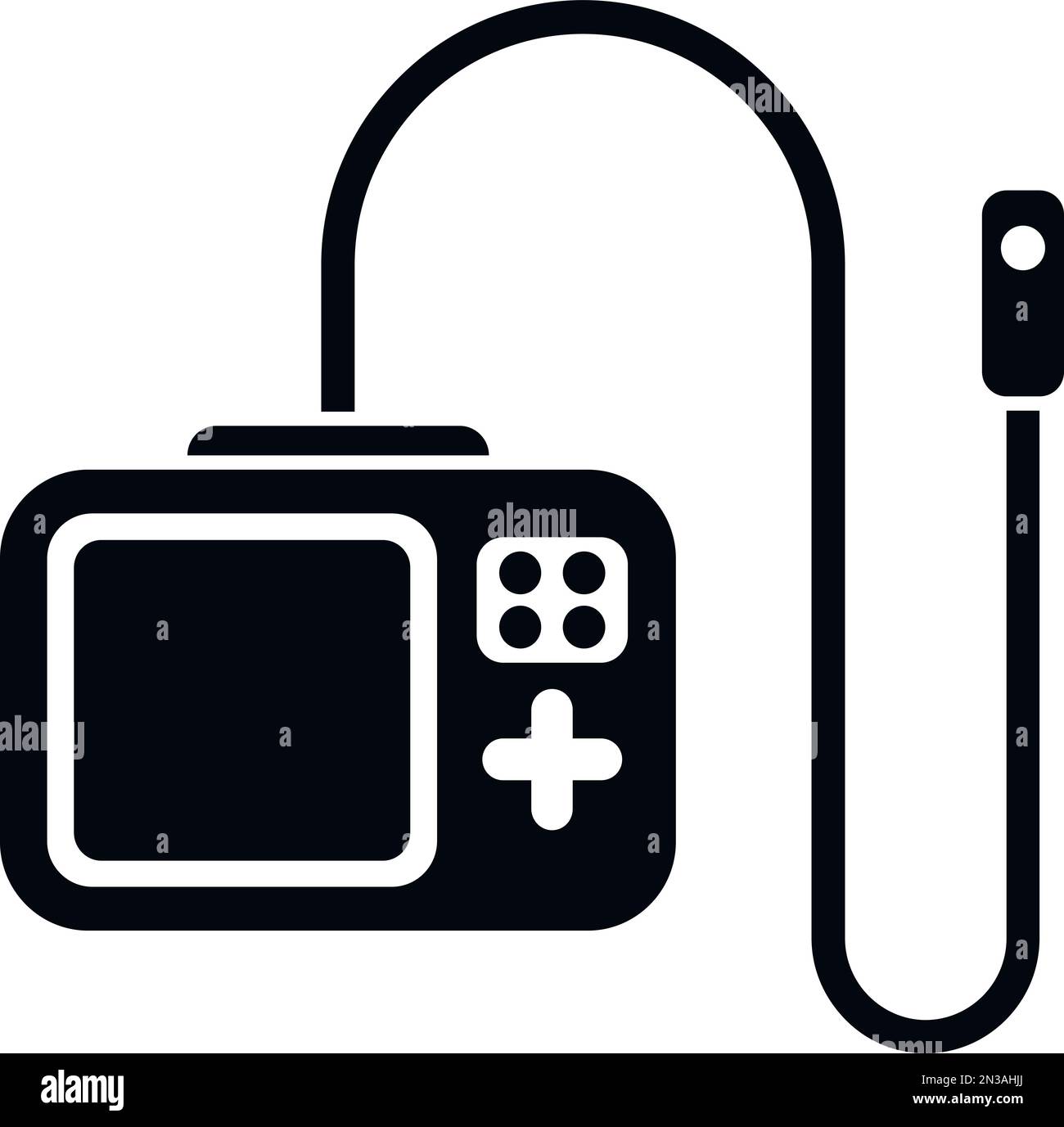 Surgery endoscope icon simple vector. Medical camera. Health medicine ...