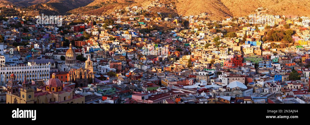 Overview of City, Guanajuato, Mexico Stock Photo - Alamy