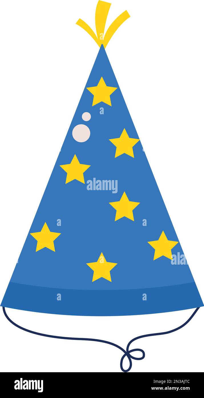 party hat with stars Stock Vector Image & Art - Alamy