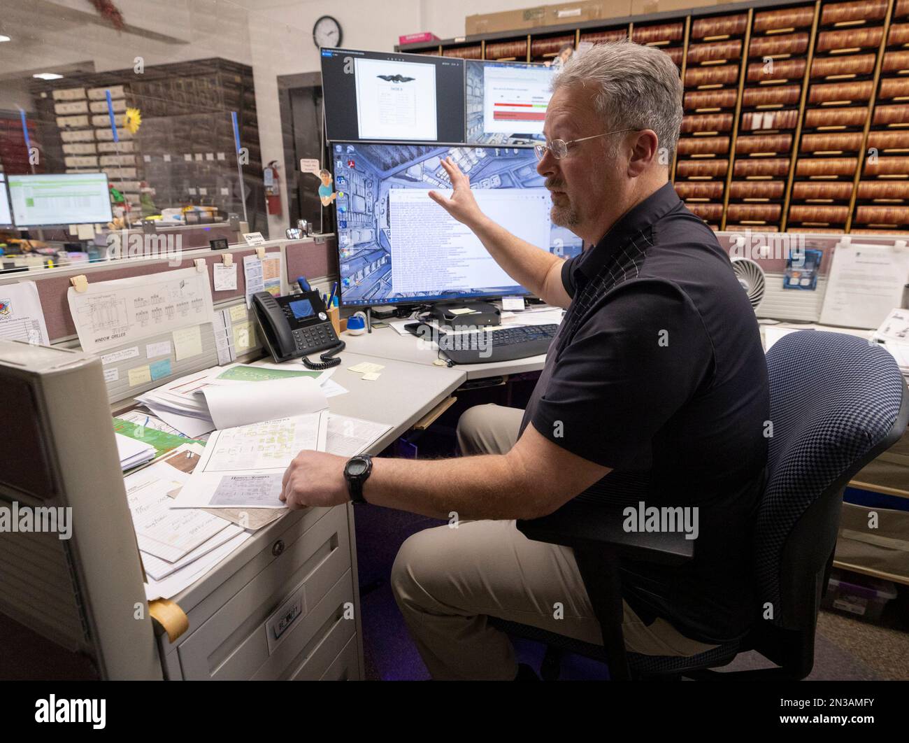 Ron Koch, the Woodbury County map preservationist, talks about the ...